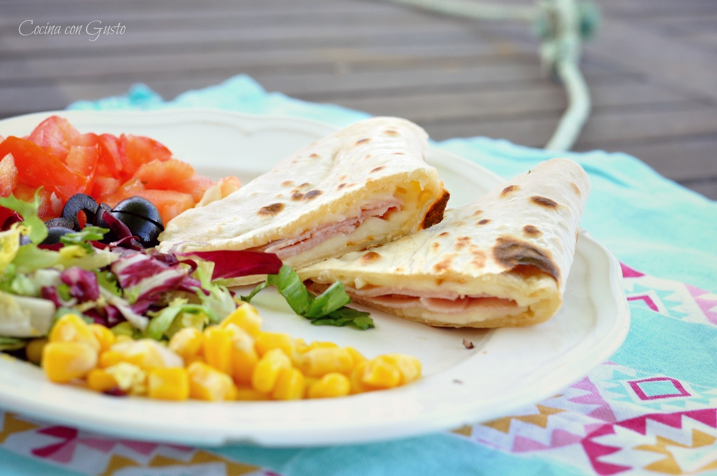 Cocina con gusto: Wraps de jamón queso y.......