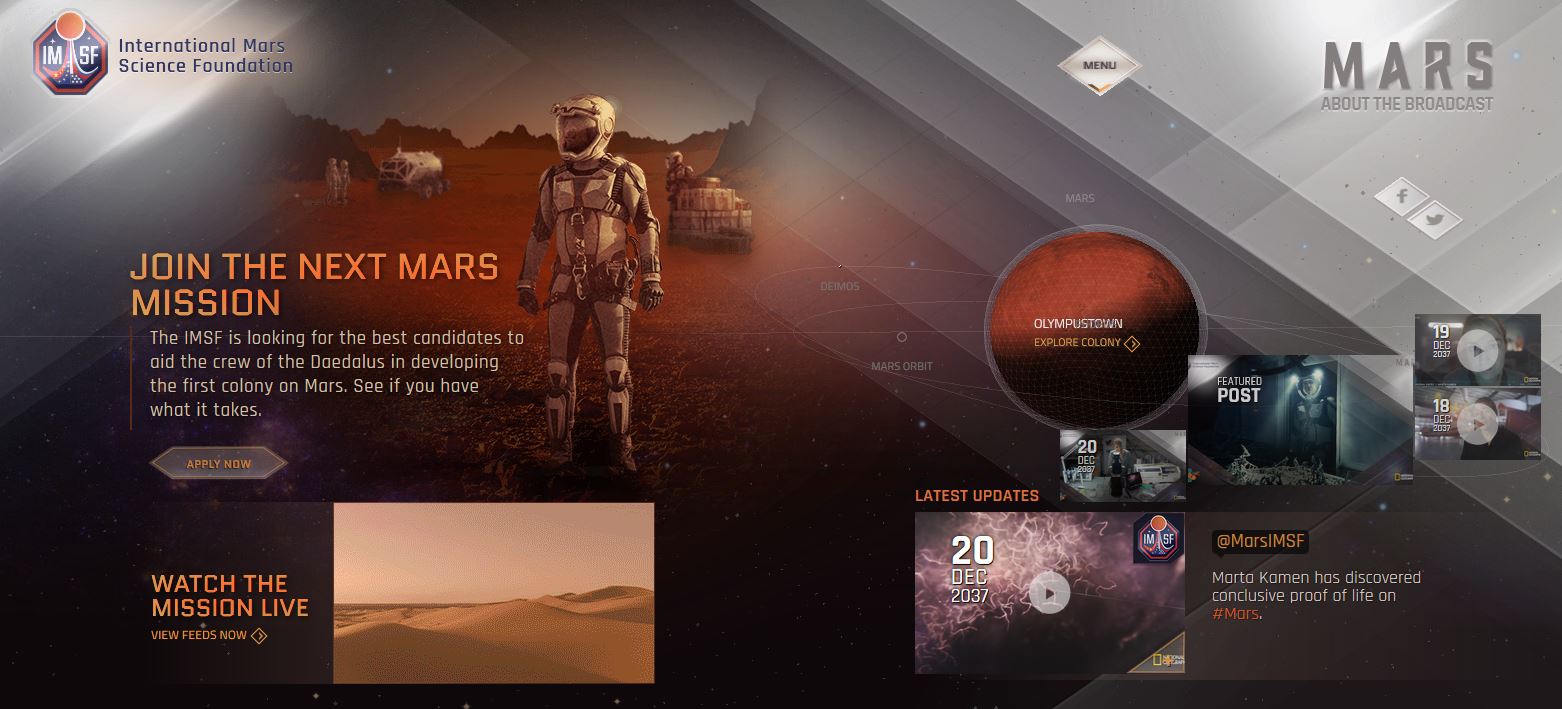 A GEEK DADDY: NATIONAL GEOGRAPHIC: MARS