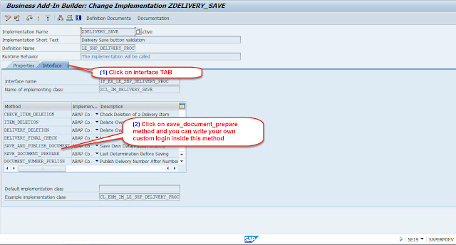 SAP for Abapers: Delivery VL01N and VL02N transaction Save and Post ...