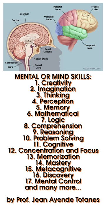 ONLINE TRAINING & ONLINE LEARNING: MENTAL OR MIND SKILLS....