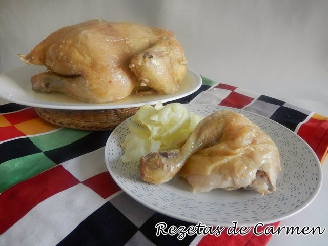 Pollo a la sal