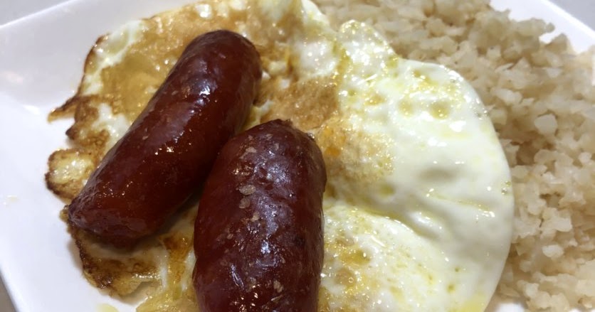 Abundance of Vegetables: Longsilog with Cauliflower Rice