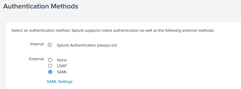 Splunk, Auth0 and SAML SSO - part 2: Splunk configuration
