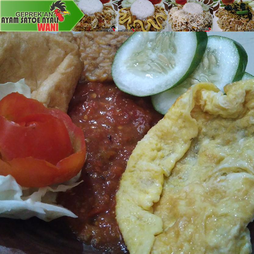 Penyetan Telor - Geprek'an Ayam Satoe Nyali "WANI"