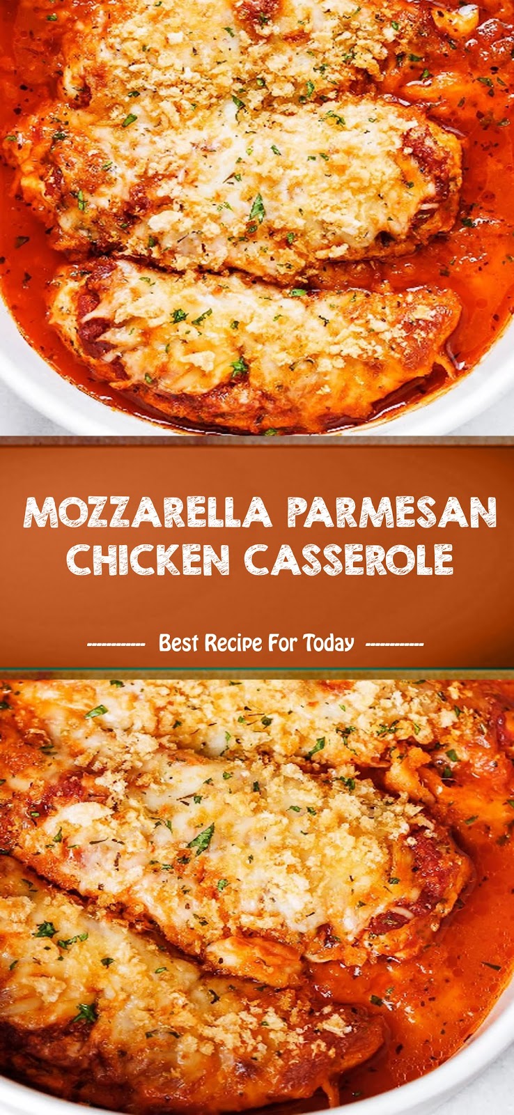 Mozzarella Parmesan Chicken Casserole Cindy Glover