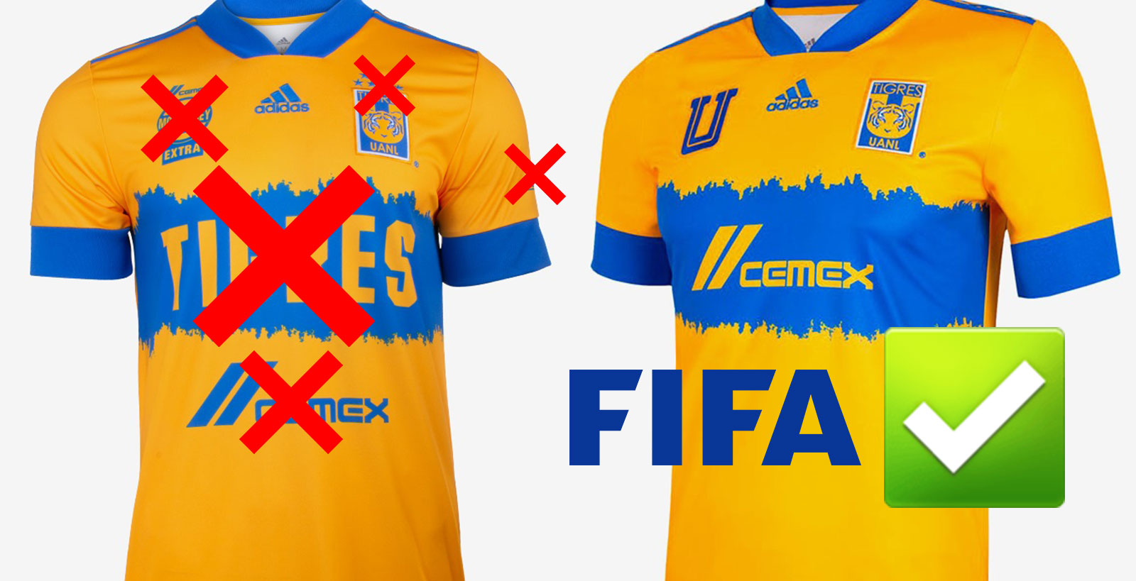 Tigres 2020 FIFA Club World Cup Home & Away Kits Released - Footy Headlines