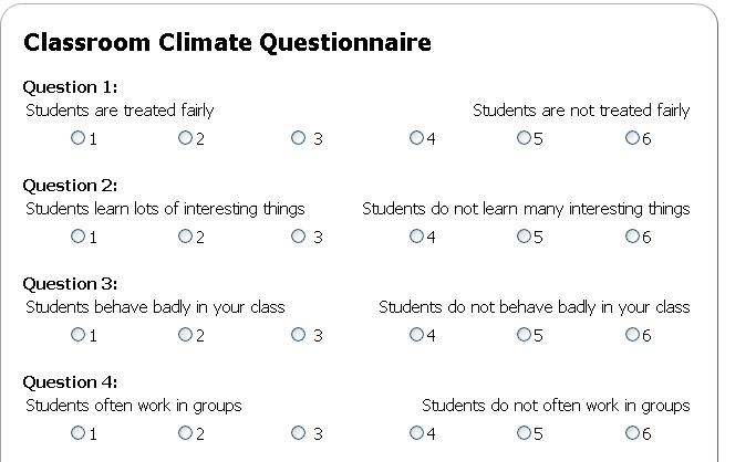 Teaching Apprentice: Classroom Climate