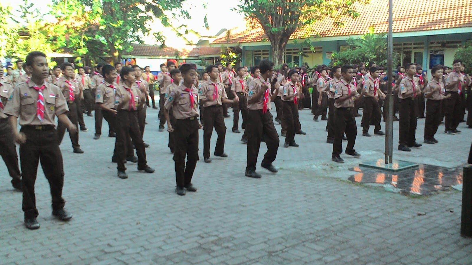 Latihan Senam Pramuka - Semeru Scout Pramuka Indonesia