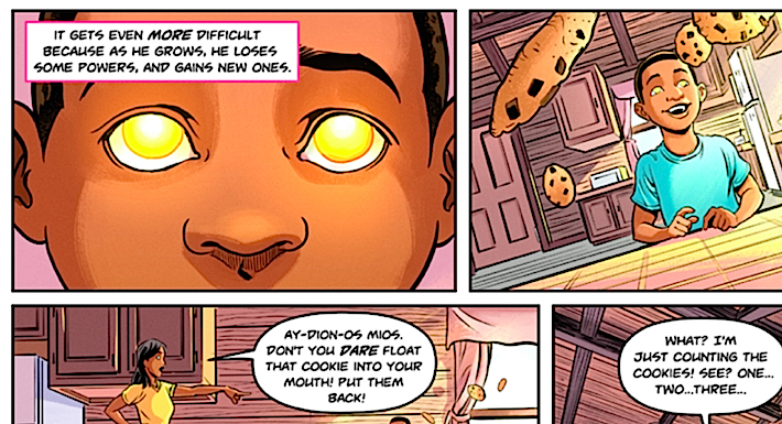 SNEAK PEEK : "Raising Dion"- Superhero Abilities