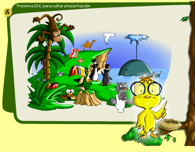 Los animales, Amigos de los Niños: Juegos interactivos