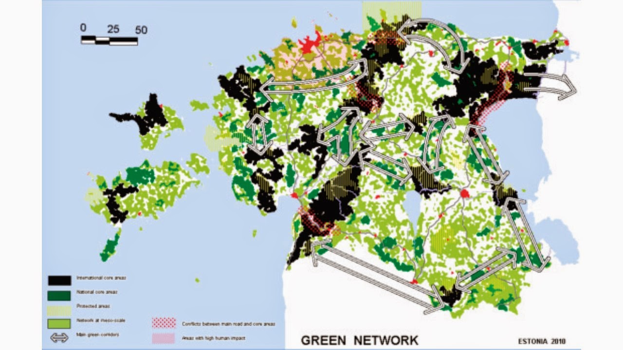 Ecological Networks of the World: Estonian Green Network