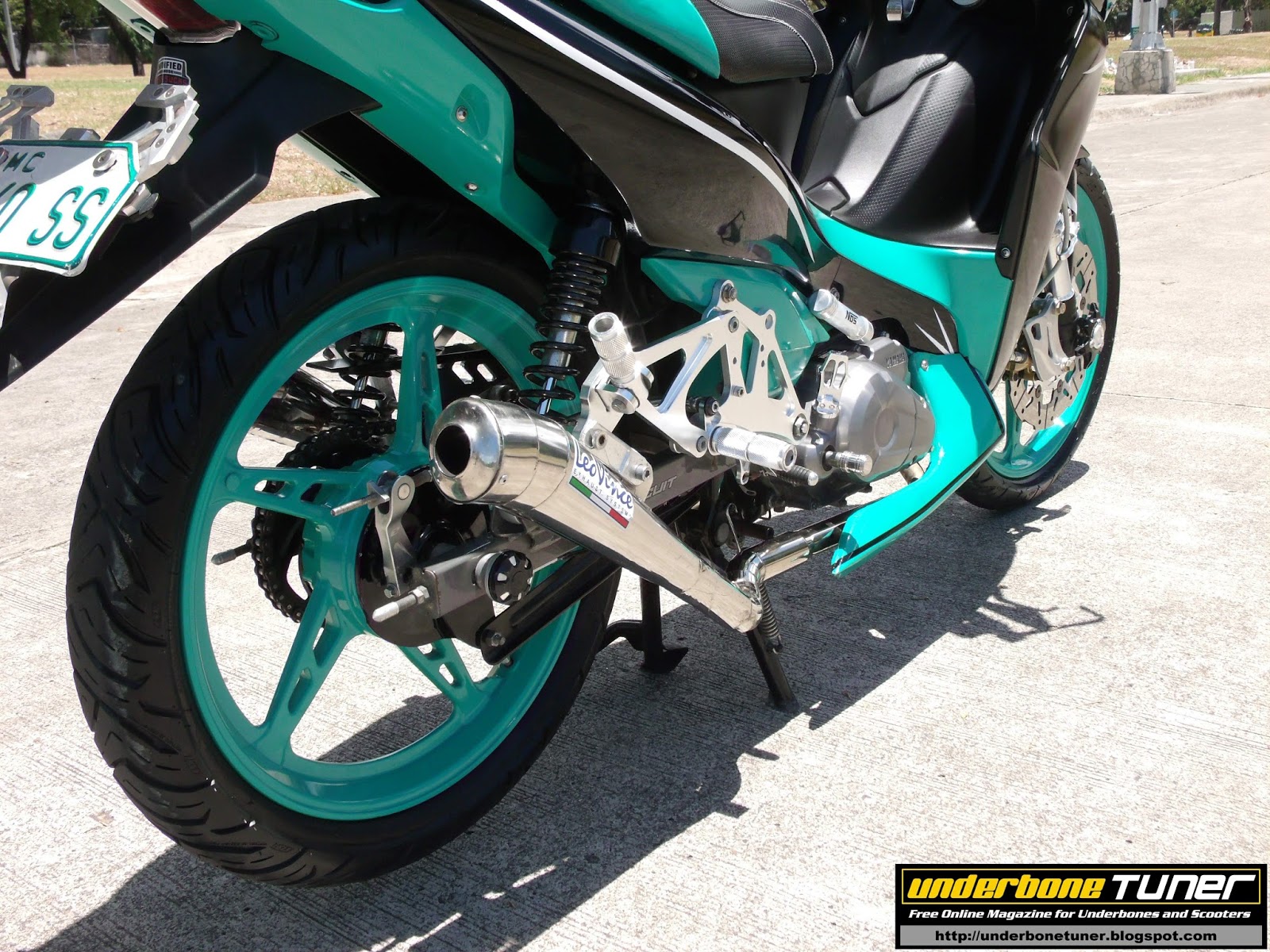 Underbone Tuner: Petronas Fomula Team Inspired Modified Yamaha Vega ...
