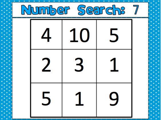 Ms. Alley's 2nd Grade Class: Math Work Station Game