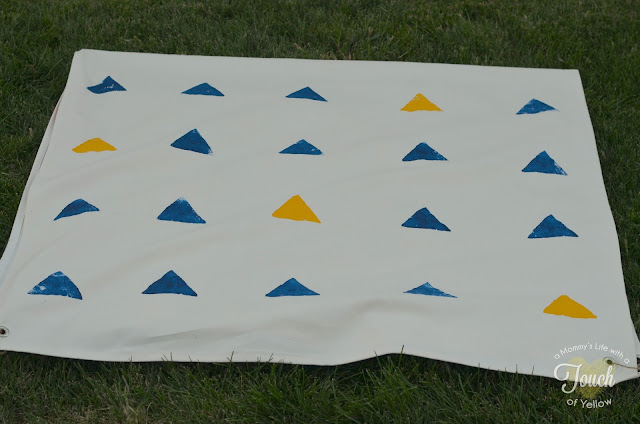 A mommy's life...with a touch of YELLOW: DIY Fabric Design {Tutorial}