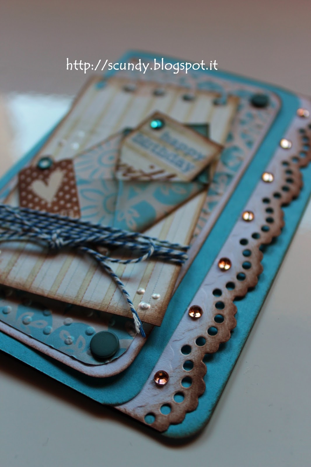 Scundy Scrap and Handmade: Card Swap di Buon Compleanno Lia