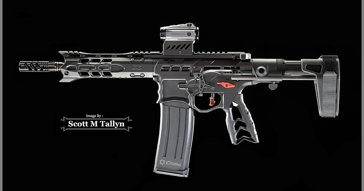 Custom F-1 AR57 Pistol Build - Profile