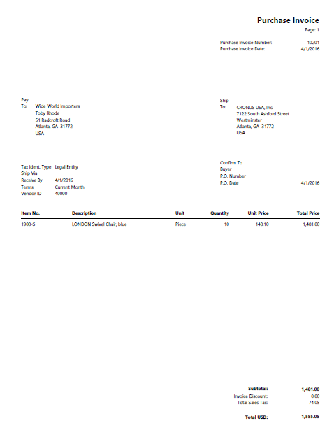 Dynamic 365 Finance and Operations: Vendor Invoice Process in Dynamics365