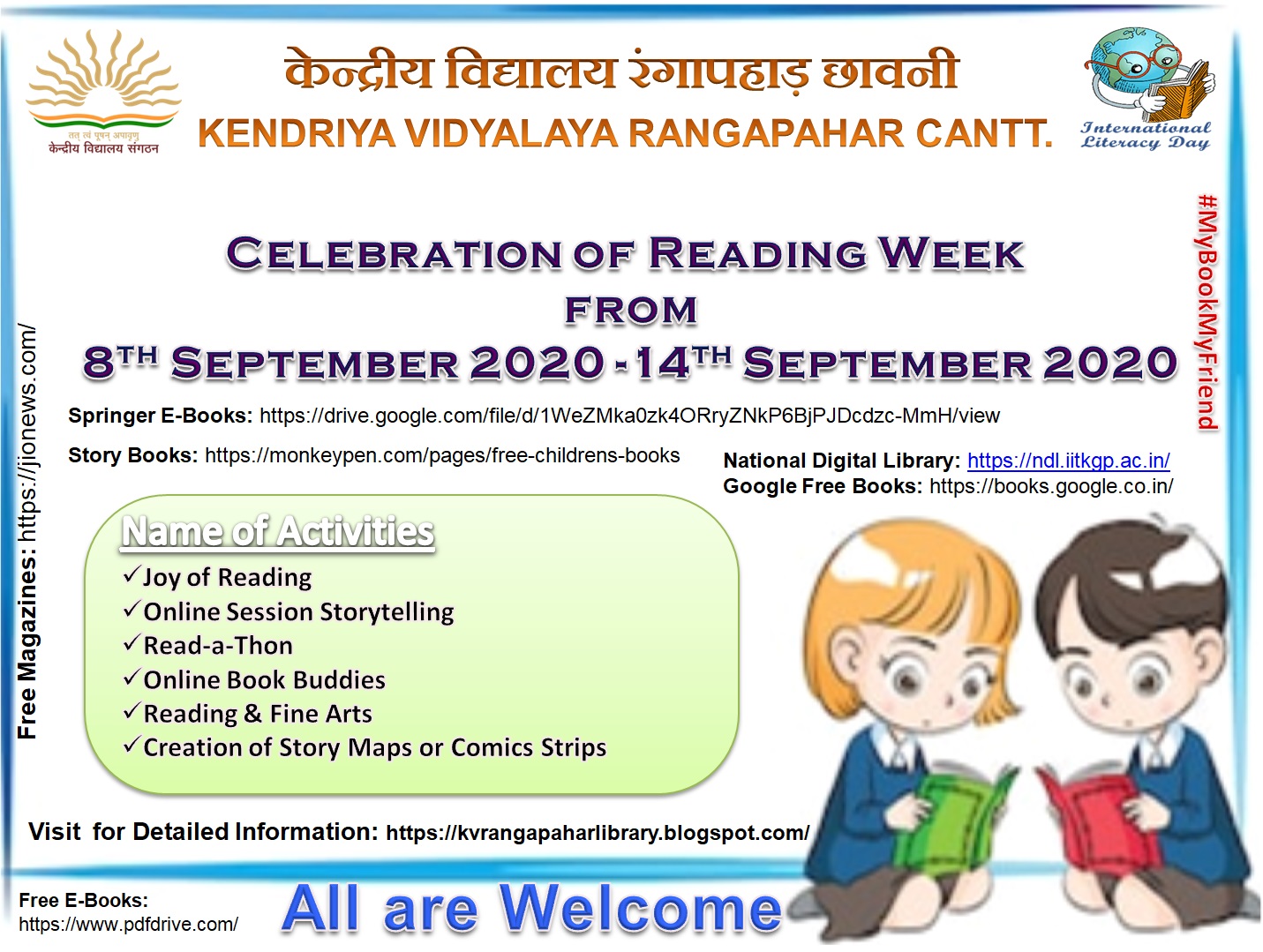 KV RANGAPAHAR LIBRARY: TEACHERS CORNER