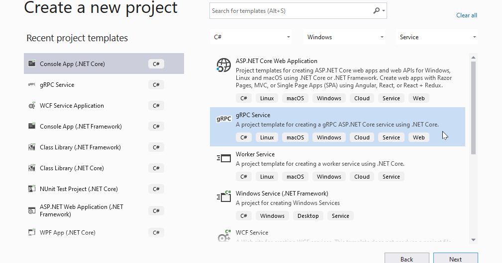 WPF Thoughts: gRPC and .Net Core
