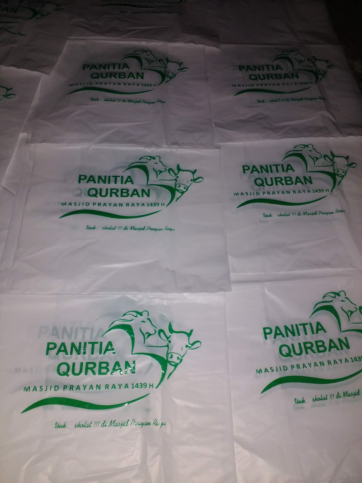 Sablon Plastik Daging Qurban ~ Print Corner