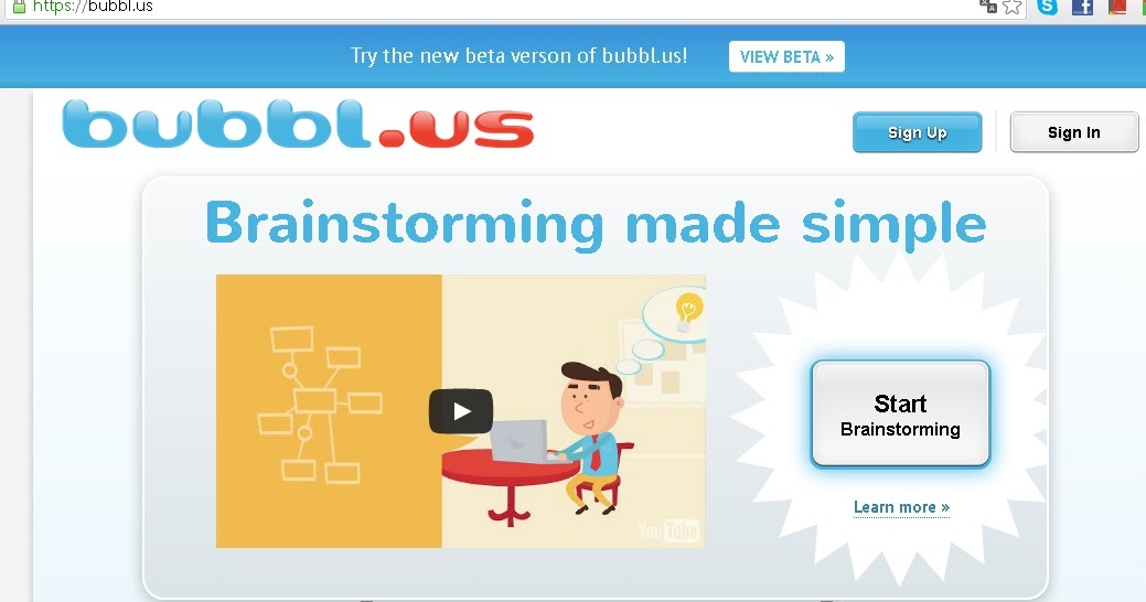 Organizadores digitales: Módulo II: Aprendiendo organizadores visuales con Bubbl.us