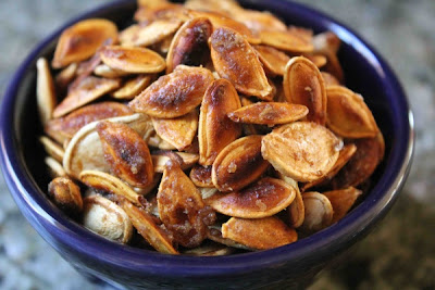 Faulkner's Ranch: Sweet and Salty Caramelized Pumpkin Seeds