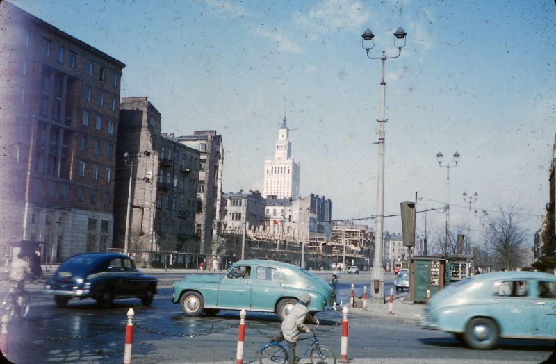 Warsaw in the Mid-1950s Through Amazing Color Photos ~ Vintage Everyday