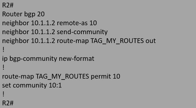 BGP Communities- An introduction and Configuration example - The ...