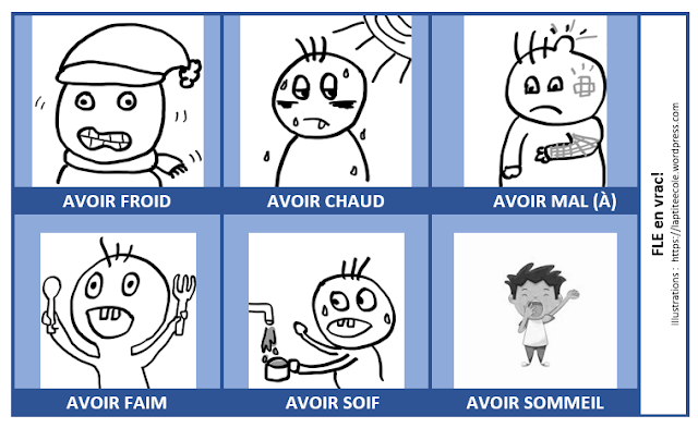 FLE en vrac!: EXPRESSIONS avec le verbe AVOIR