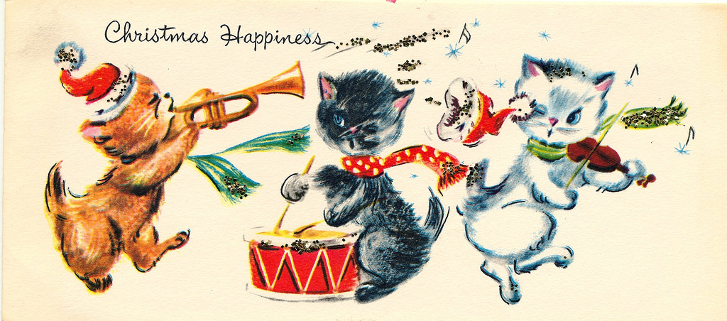 A Collection of 20 Stunning Vintage-Inspired Christmas Cards ~ Vintage ...