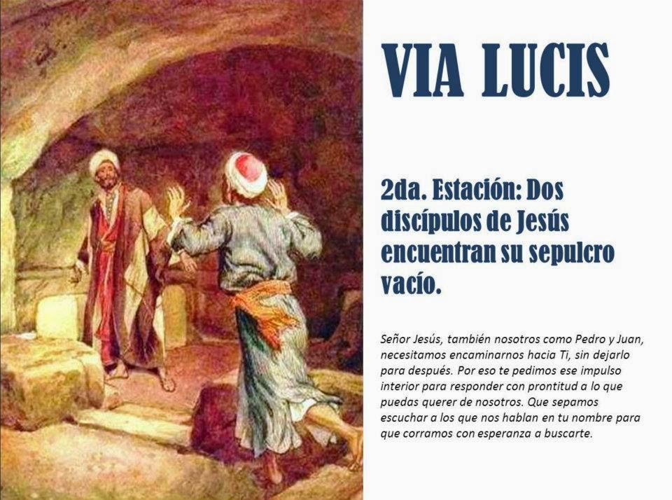 Católicos en línea: ESTACIONES DEL VIA LUCIS