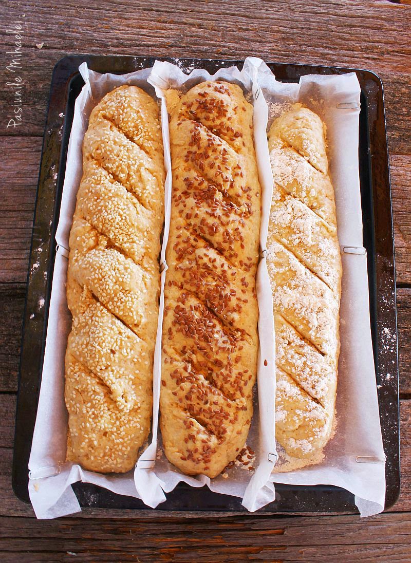 Baghete integrale, fără gluten, fără frământare - Din bucatarie, cu pasiune