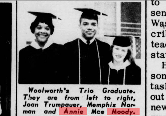 Roscoe Reporting : Discovering Anne Moody