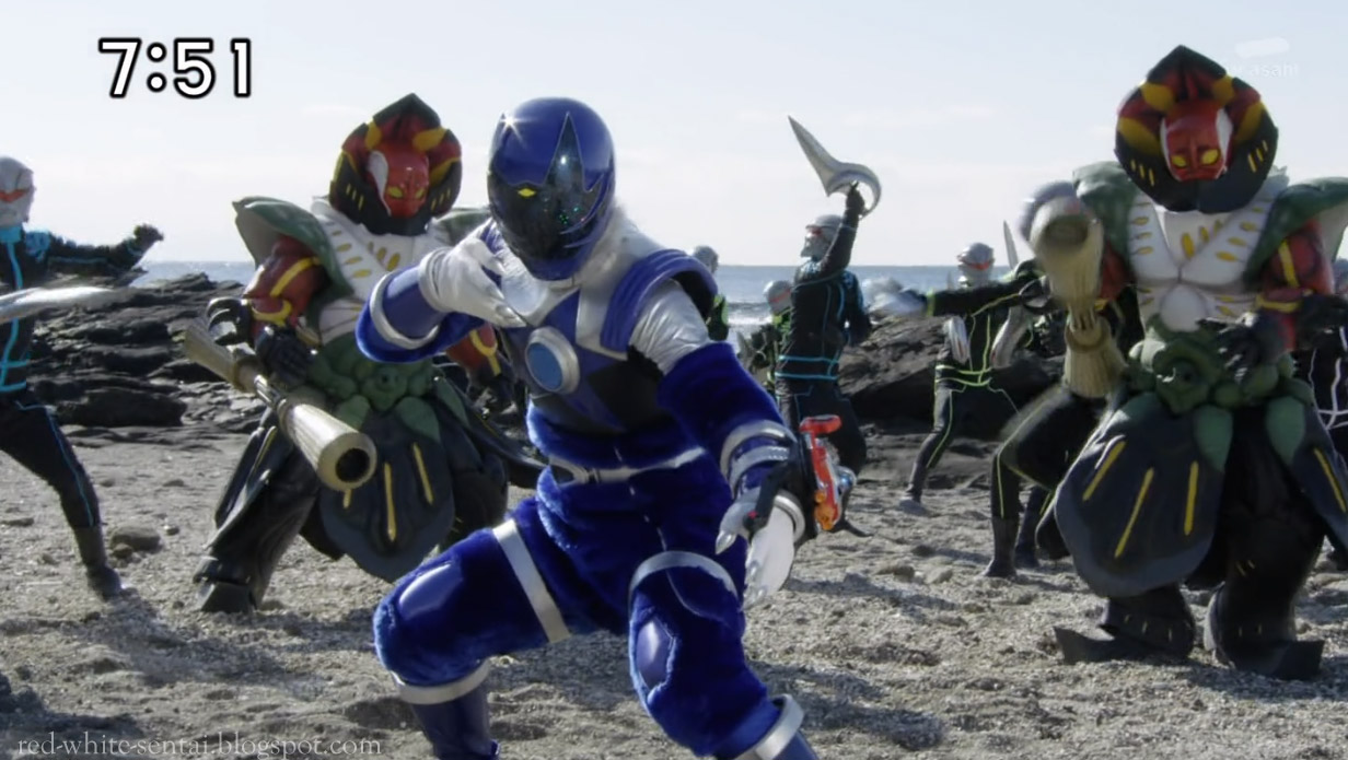 Red and White Sentai: Kyuranger Premiere Episode One Review