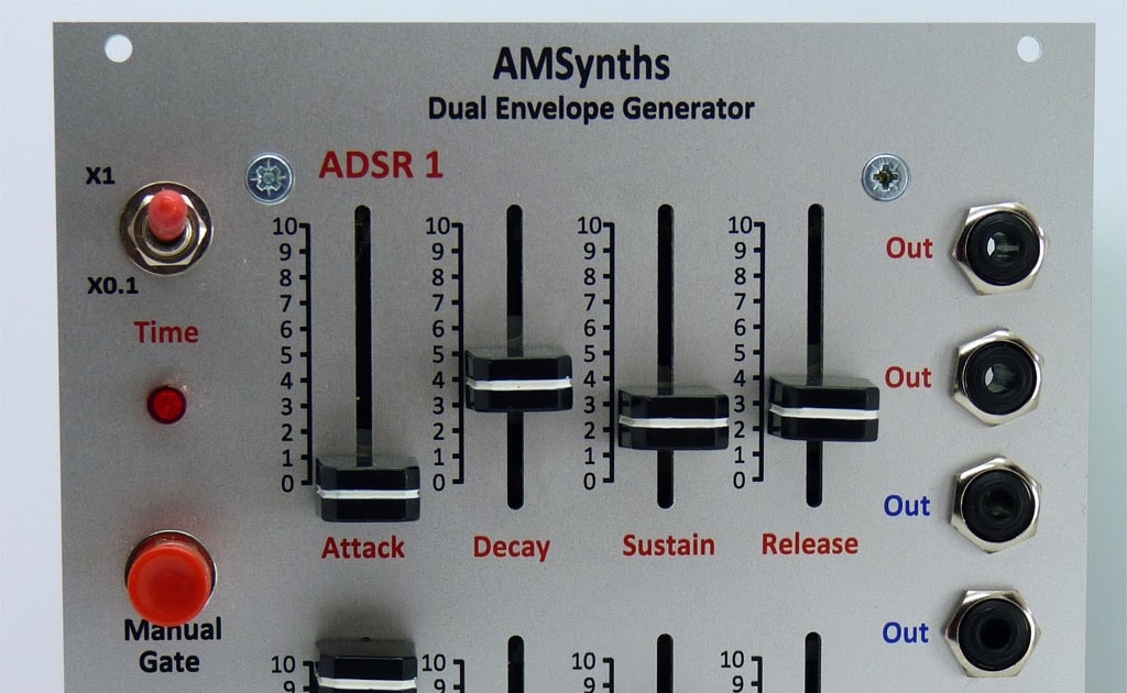 MATRIXSYNTH: AMSynths AM8705 Dual ADSR Envelope & AM8060 JP6 Multi-Mode VCF