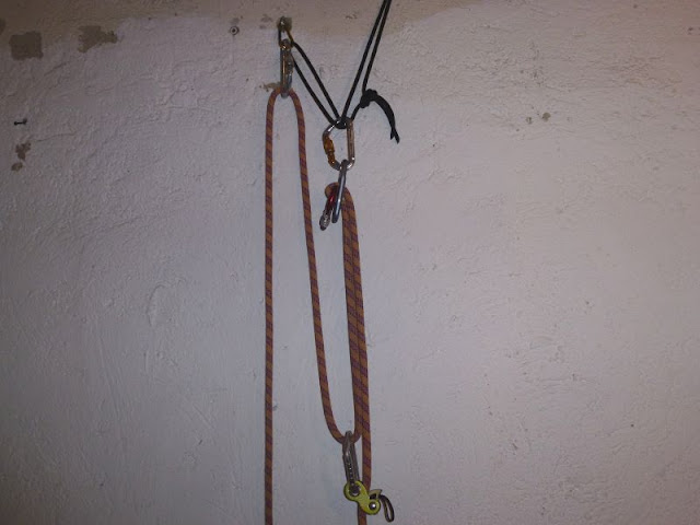 verticalRock: Tecniche - Paranco semplice