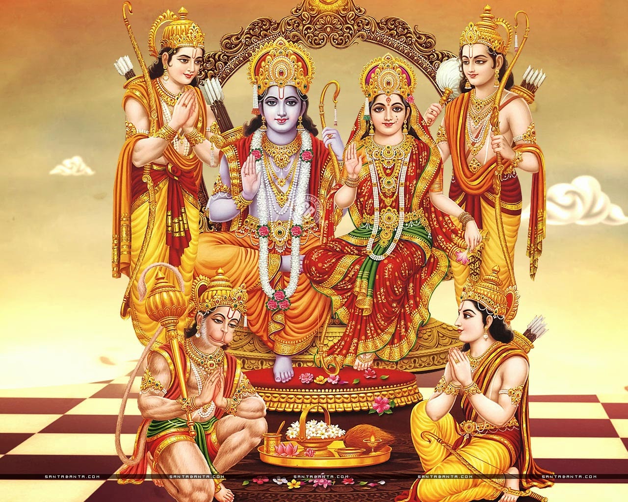 राम, रामराज्य और रामभक्त हनुमान wallpaper | श्रीरामचरितमानस ...