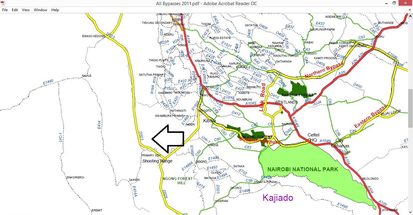 Three Acre land along Ngong - Suswa Higway
