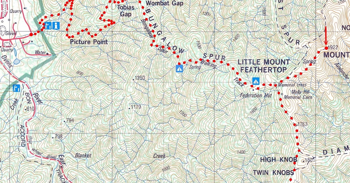 Mountains: Mt Feathertop, Vic, Australia