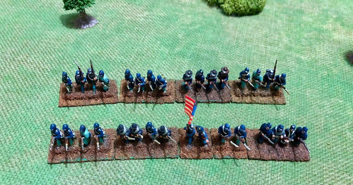 Grid based wargaming - but not always: Livening up some old ACW bases ...