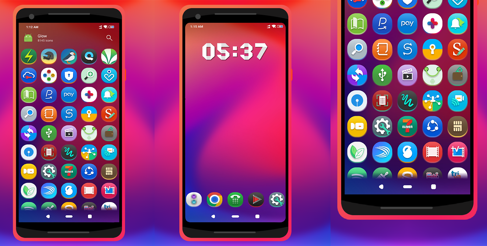 Glow - Icon Pack ~ Atanu Blogspot