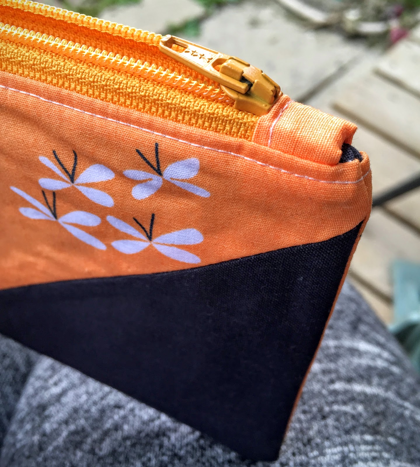 Color Block Pouch