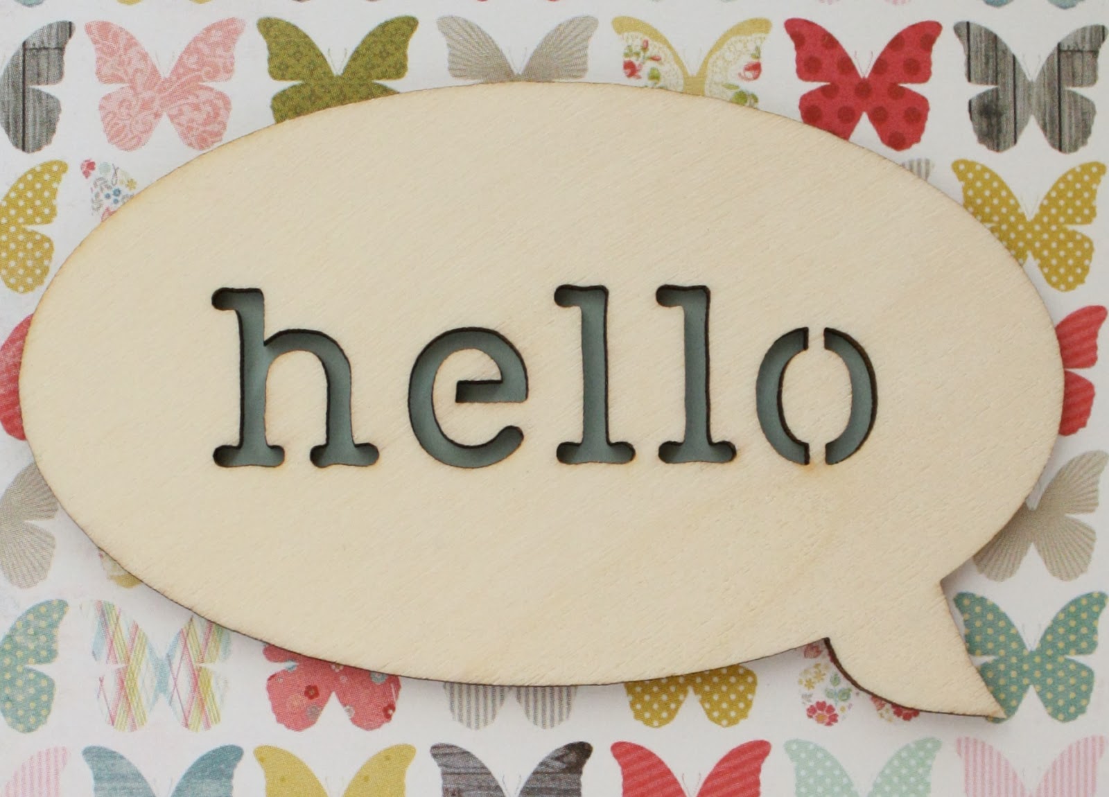 Deeply.Rooted.Life.: 'Hello' Card
