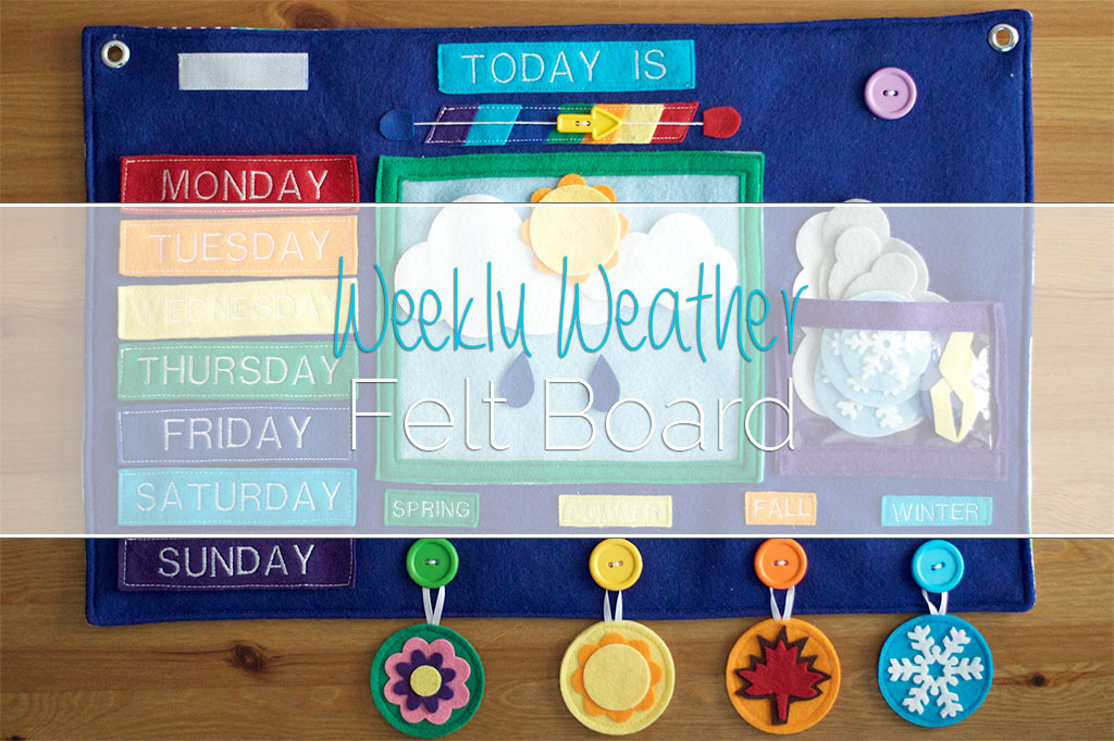 Weekly Weather Felt Board