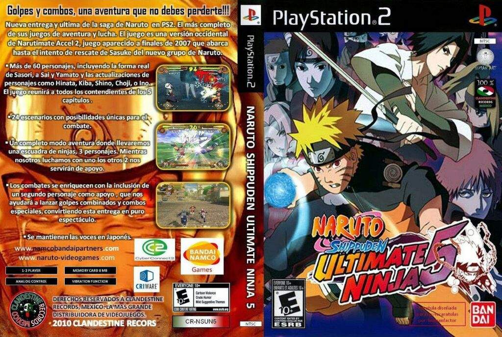 Naruto Shippuden Ultimate Ninja 5 PTBR - Games em Torrent PS2