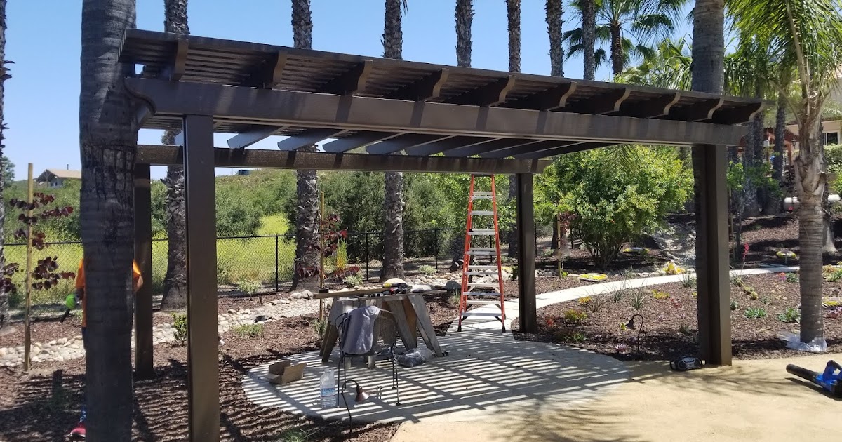 The 2 Minute Gardener: Photo - Alumawood Shade Structure