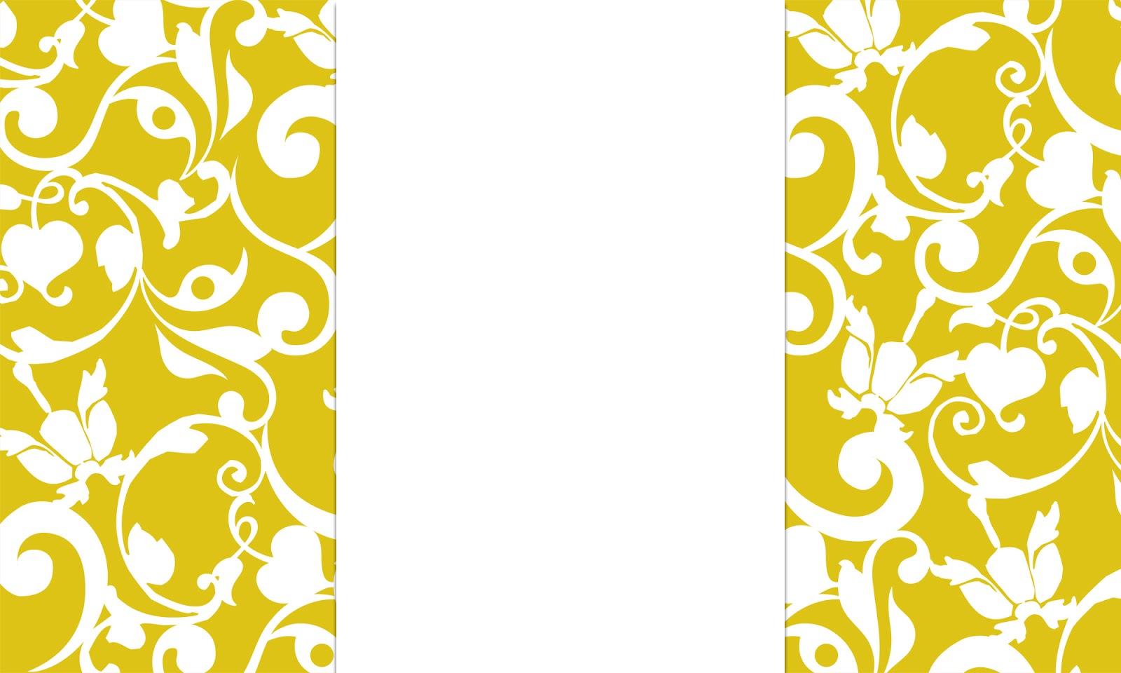 Babbling Brooke Blog Designs: Mustard Yellow Floral