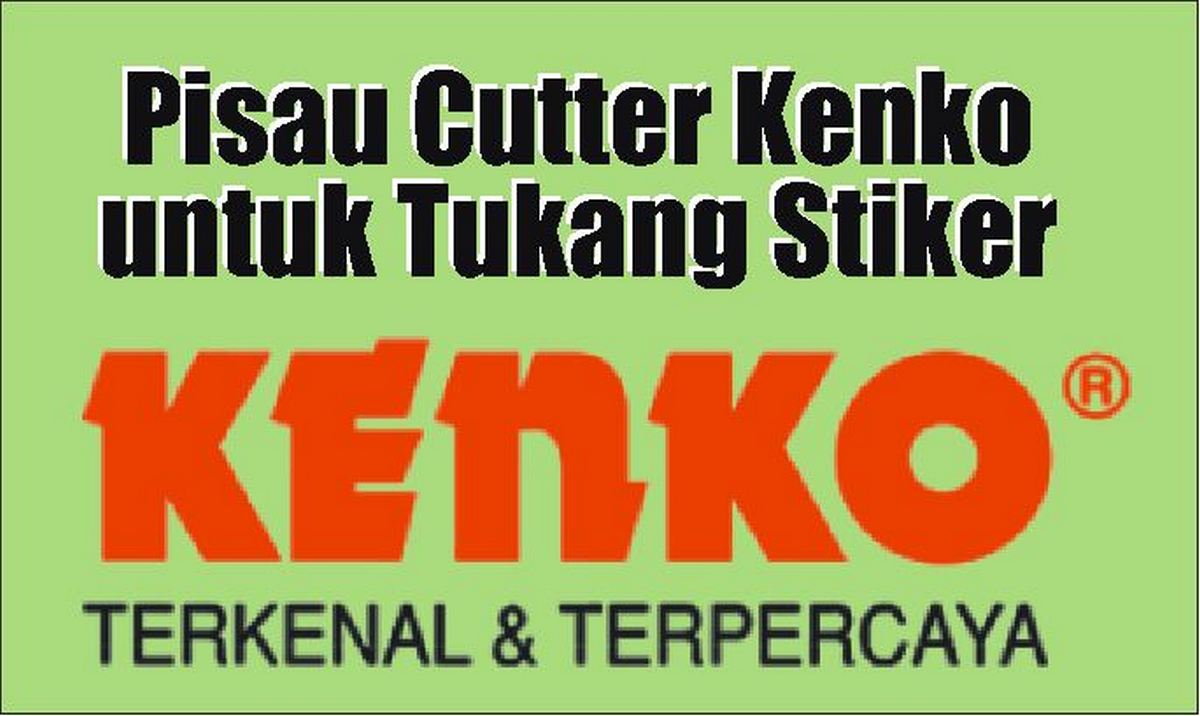 Pisau Cutter Kenko, Alat Pemotong Idola Tukang Sticker ...