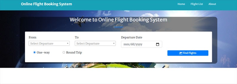 Airline Reservation System Project in PHP with Free source code - Free ...