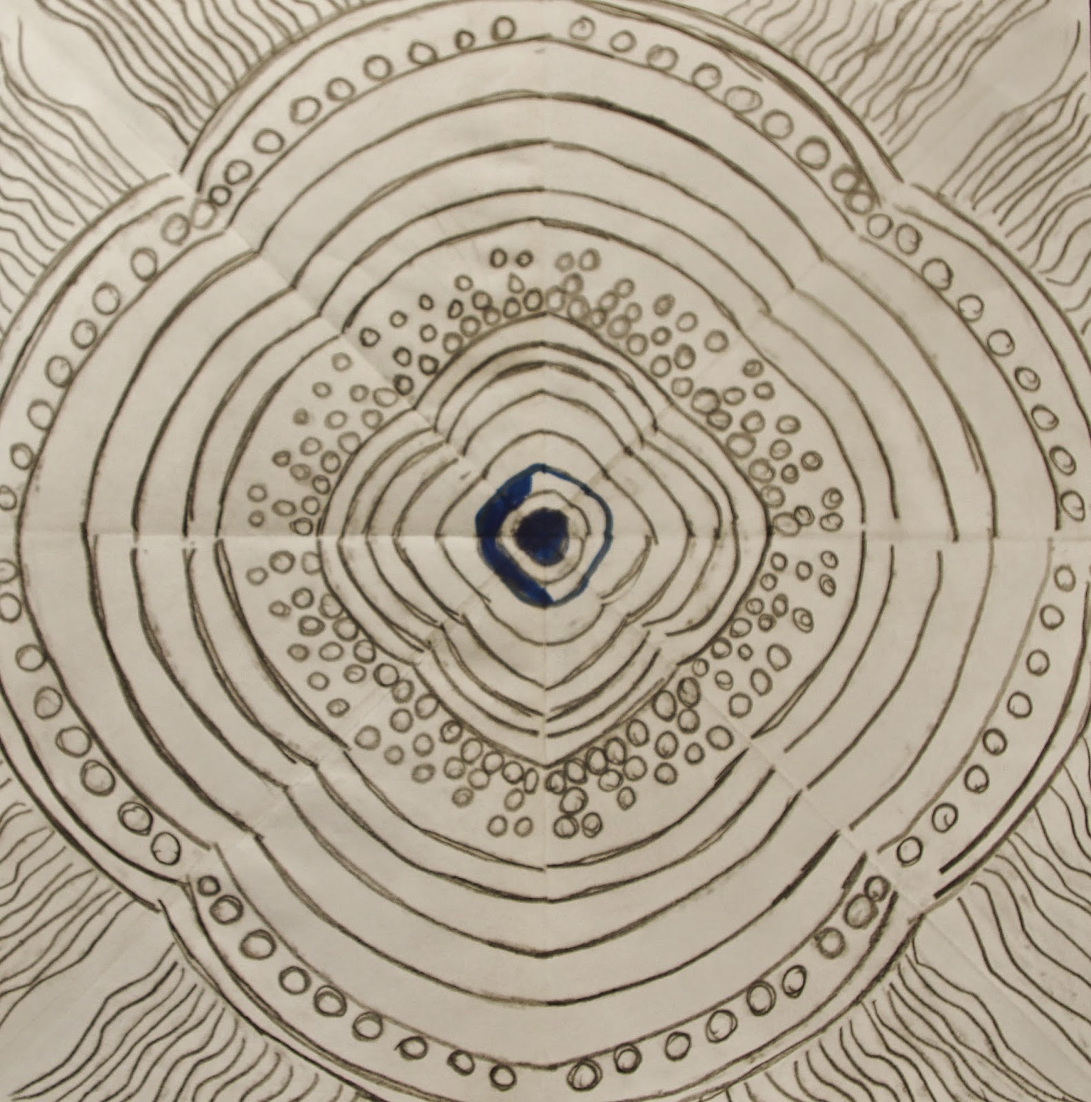 Miss Fisichella's Art Class II : 5th Grade Radial Symmetry Designs